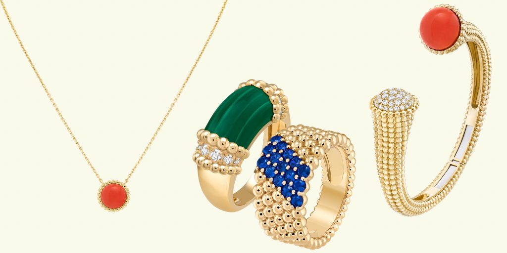 Exquisite Van Cleef & Arpels Gold Beads in Perlee Collection