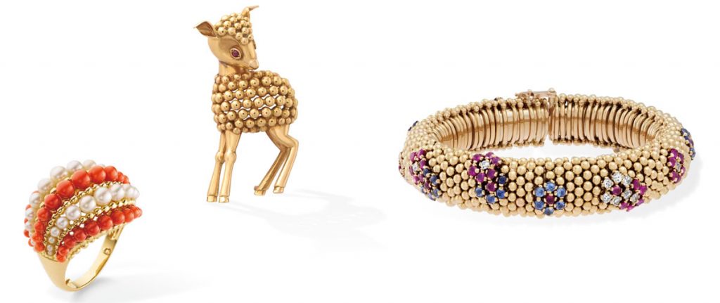 Exquisite Van Cleef & Arpels Gold Beads in Perlee Collection