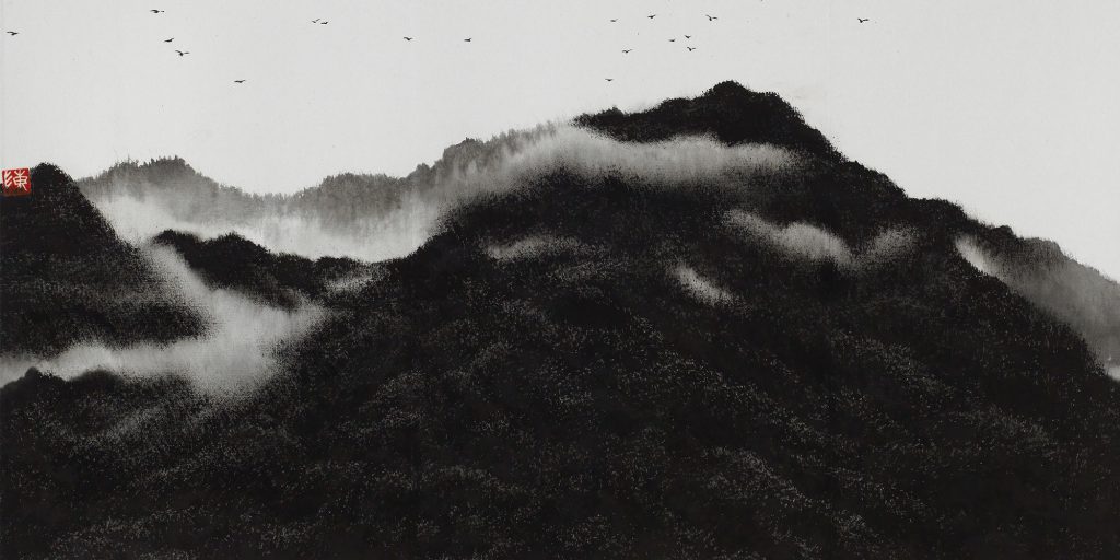 The Beautiful Chinese Ink Painting of a Contemporary Artist